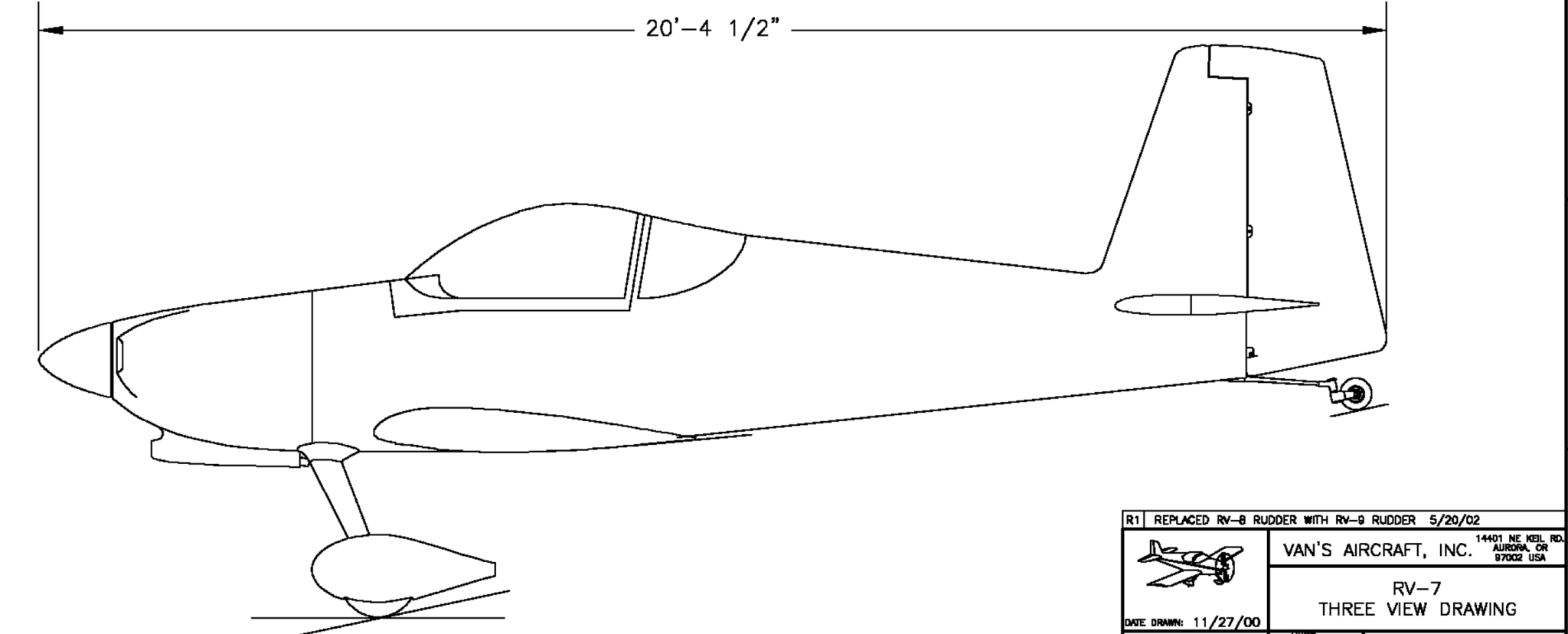 RV-7 Preview Plans ordered – Phil's RV-7